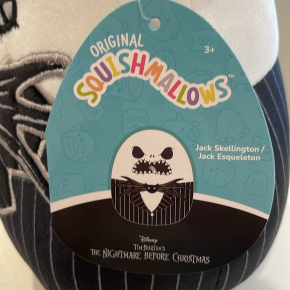Squishmallows | Other | Nwt 8 Angry Jack Skellington Squishmallow From ...